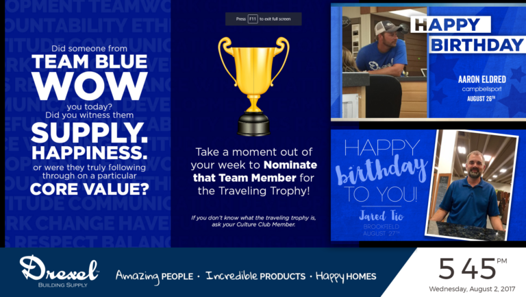 Drexel Building Supply | Markey Digital Signage